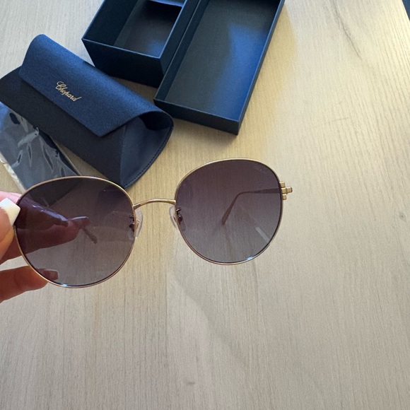 Chopard | Accessories | Chopard Elegant Gold Frame Sunglasses With ...